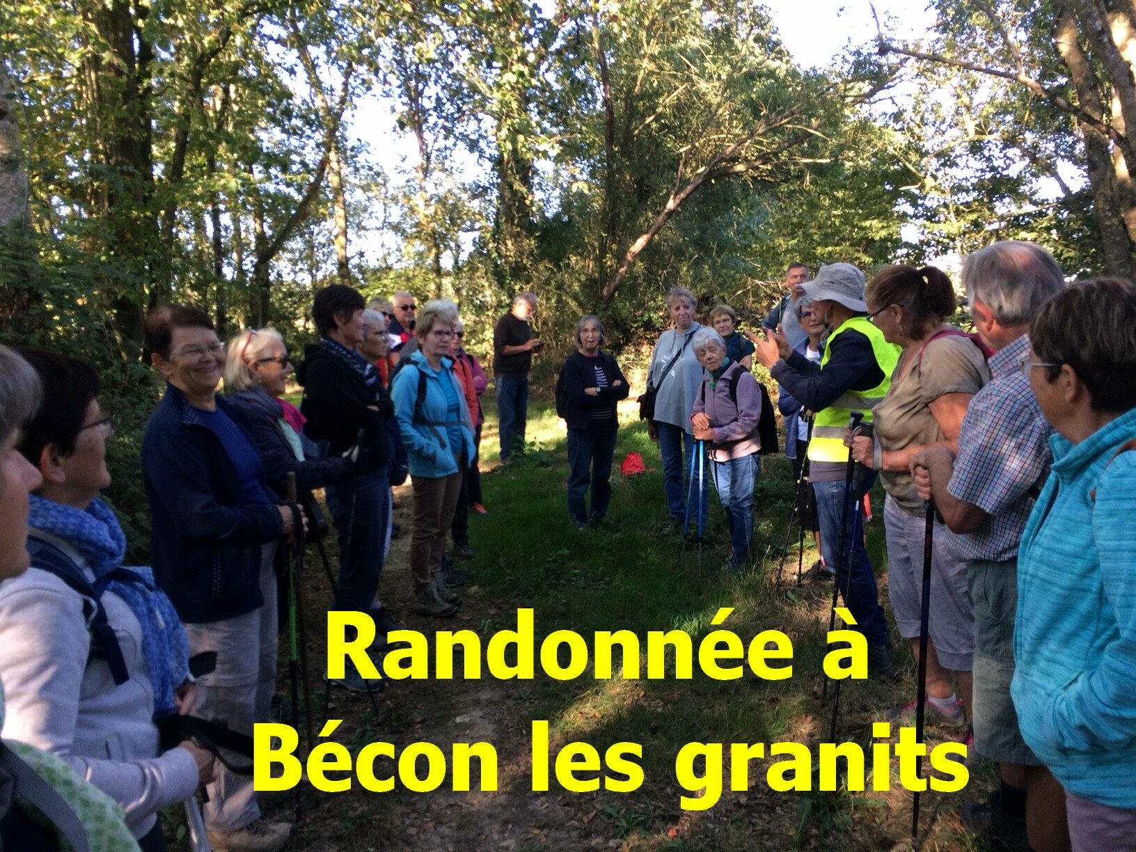 Compte-rendu rando Bécon les Granits